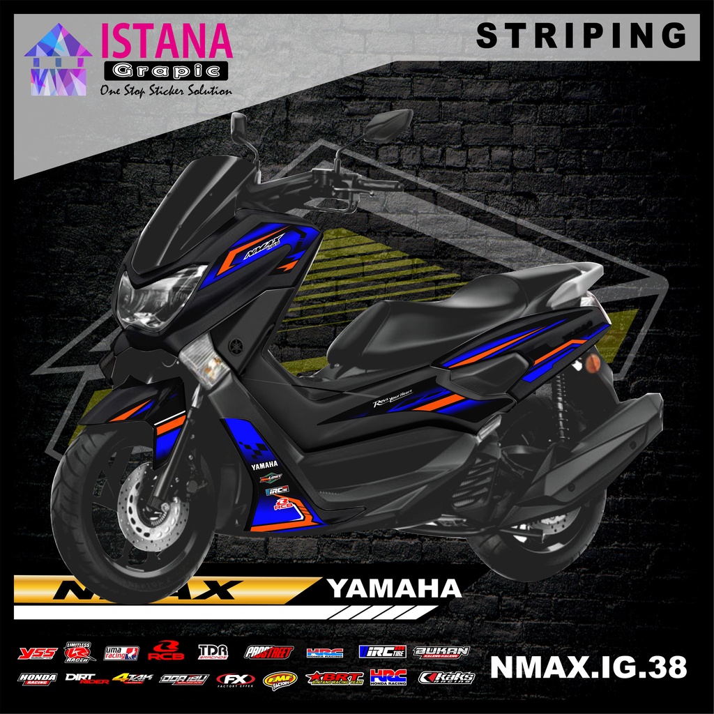 Jual Sticker Striping NMAX OLD - Sticker Striping Variasi Motor NMAX ...