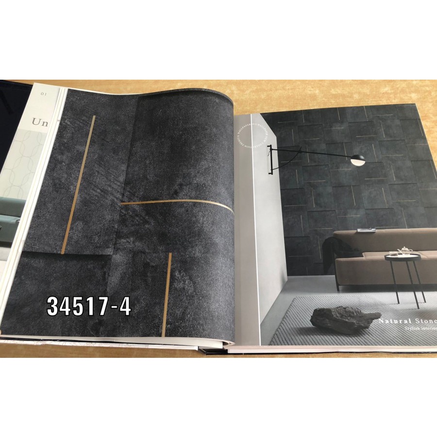 Jual WALLPAPER DINDING MOTIF INDUSTRIAL PANEL ABU 3D MODERN MATIE ...