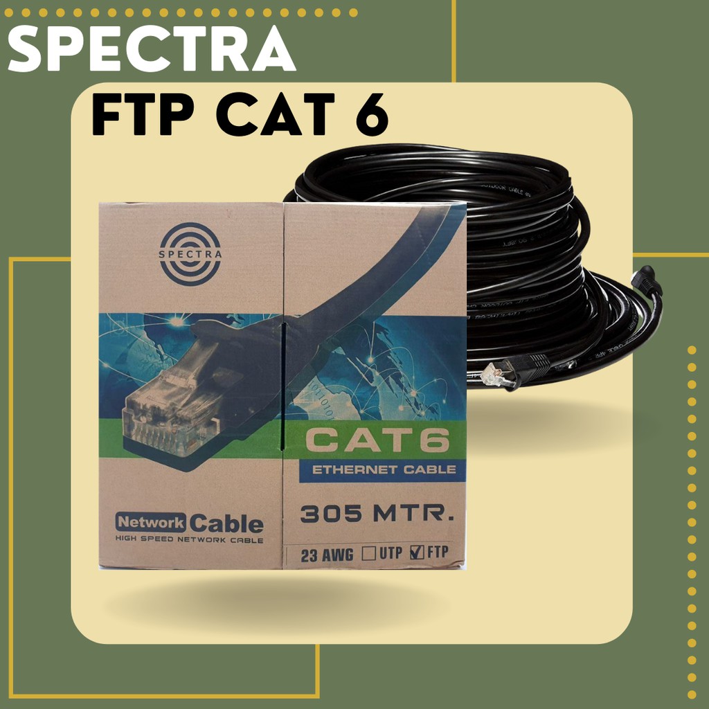 Jual Kabel FTP Spectra Cat 6 PER METER | Shopee Indonesia