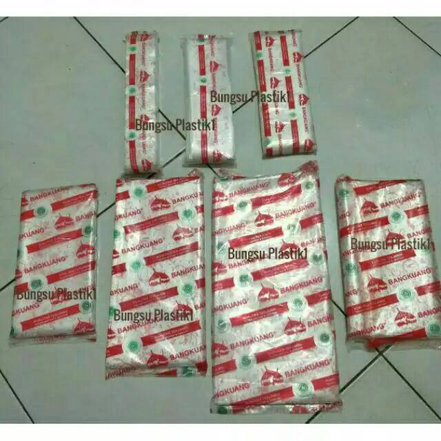 Jual Plastik Pe Bangkuang 4,5x23cm 6x20cm 7x20cm 10x20cm 12x25cm ...