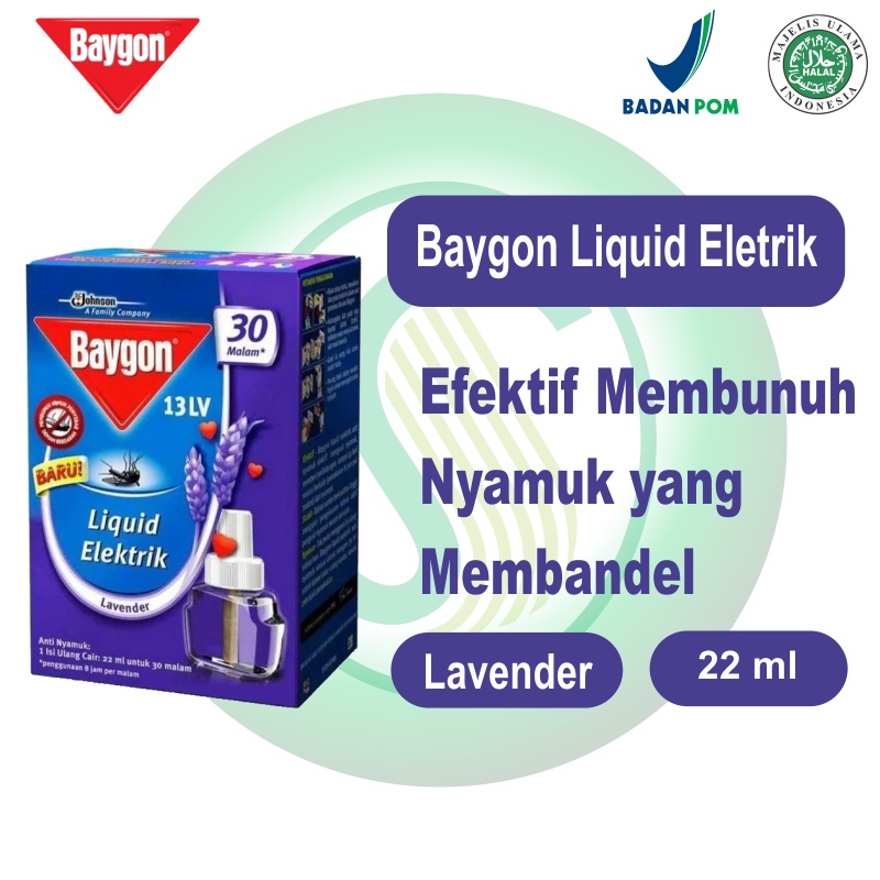 Jual Baygon Liquid Elektrik Lavender 13LV – Anti Nyamuk 30 Malam ...