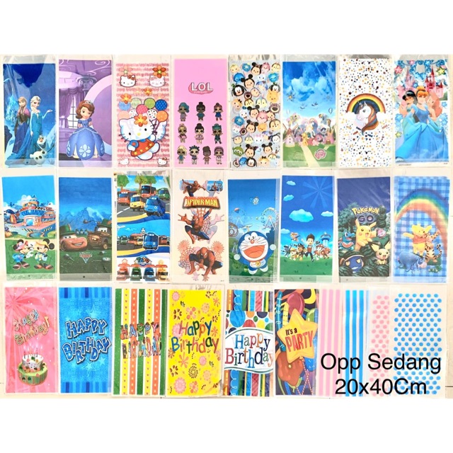 Jual Plastik OPP / Plastik snack ultah Tanggung | Shopee Indonesia