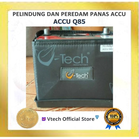 Jual VTECH Peredam & Pelindung Panas Aki / Accu Mobil Q85 Q 85 Hitam | Shopee Indonesia