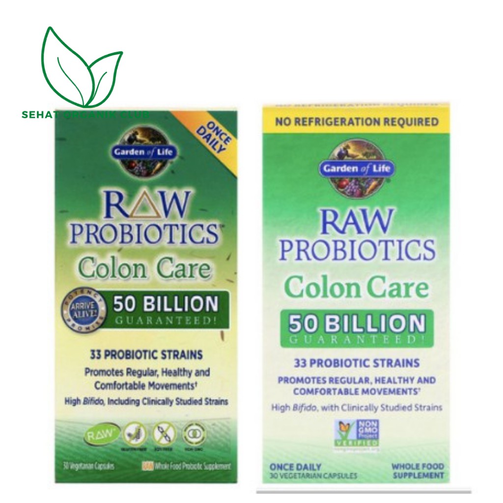 Jual GARDEN OF LIFE raw pribiotics colon care Probiotic ; Probiotics ...