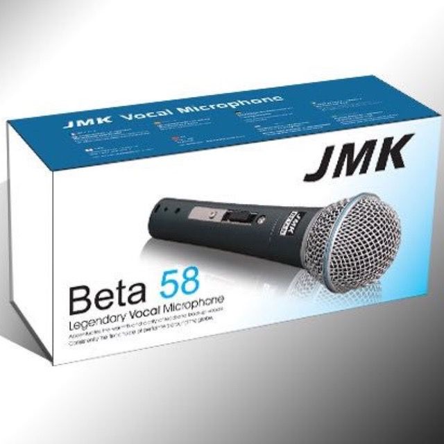 Jual MIC JMK BETA 58 + SWITCH / SAKLAR ORIGINAL PRODUK MICKROPON BETA58 ...