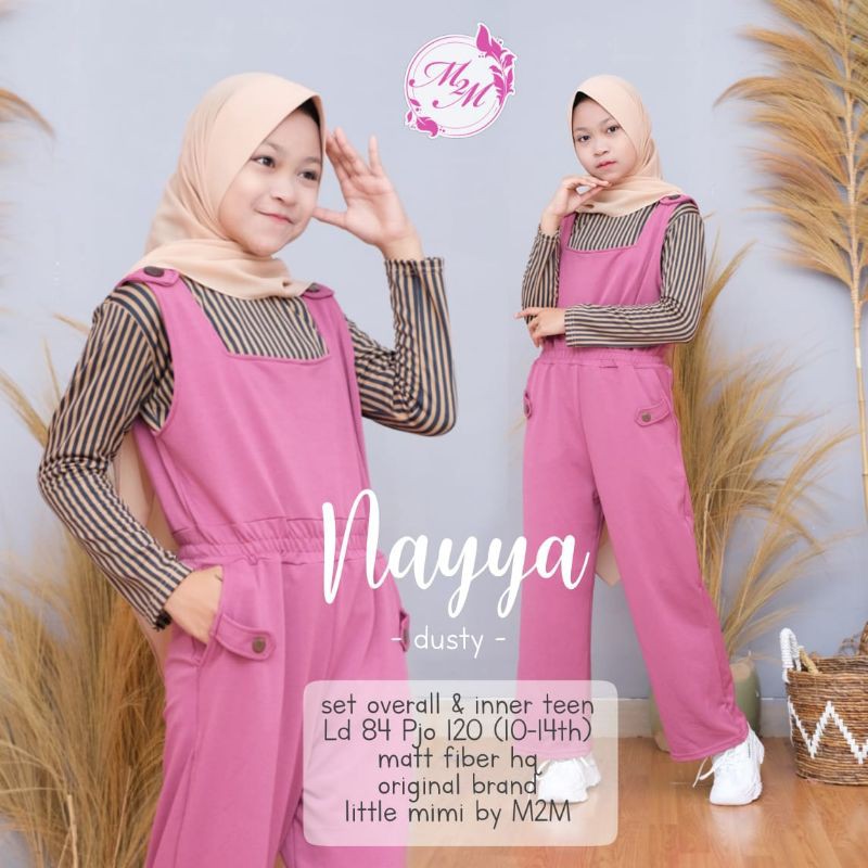 Jual overal asli cantik NAYYA set fab fiber HQ original brand M2M ...