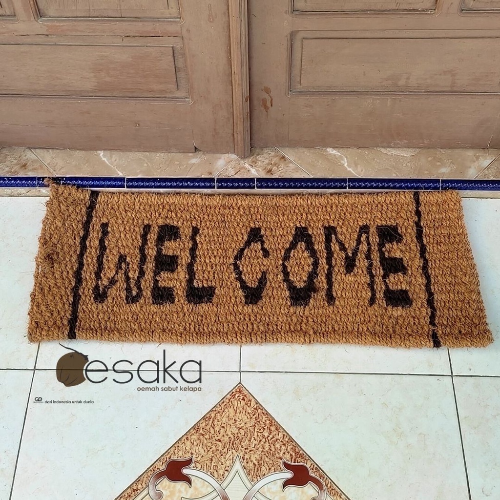 Jual keset karpet kaki keset sabut kelapa keset ijuk welcome ukuran ...