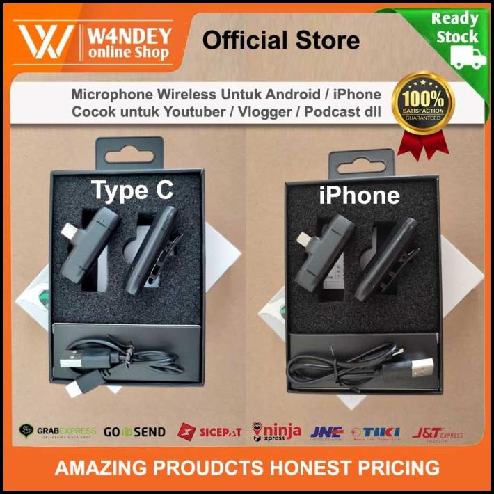 Jual Mic Clip On Microphone Wireless Smartphone Android Iphone Pc Bluetooth | Shopee Indonesia