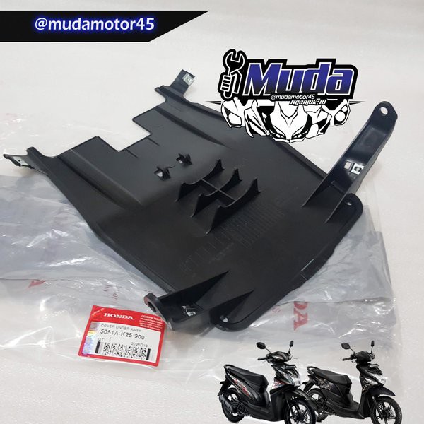 Jual COVER UNDER 5061A-K25-900 COWL BAWAH LANTAI PIJAKAN KAKI NEW BEAT GEN2 INJEKSI FI ESP ORI ...