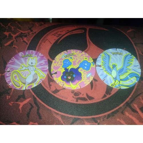 Jual Pokemon Articuno Coin Tazos Chiki Balls Tazoz Tajoz Ball Mewtwo ...