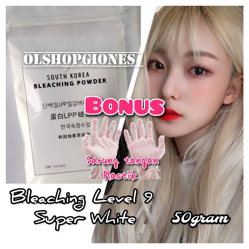Jual BK KOREAN Bleach Powder 50gr + Developer 100ml / bleacing rambut ...