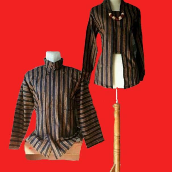 Jual Baju Surjan Couple Pakaian Adat Jawa Pria & Wanita | Shopee Indonesia
