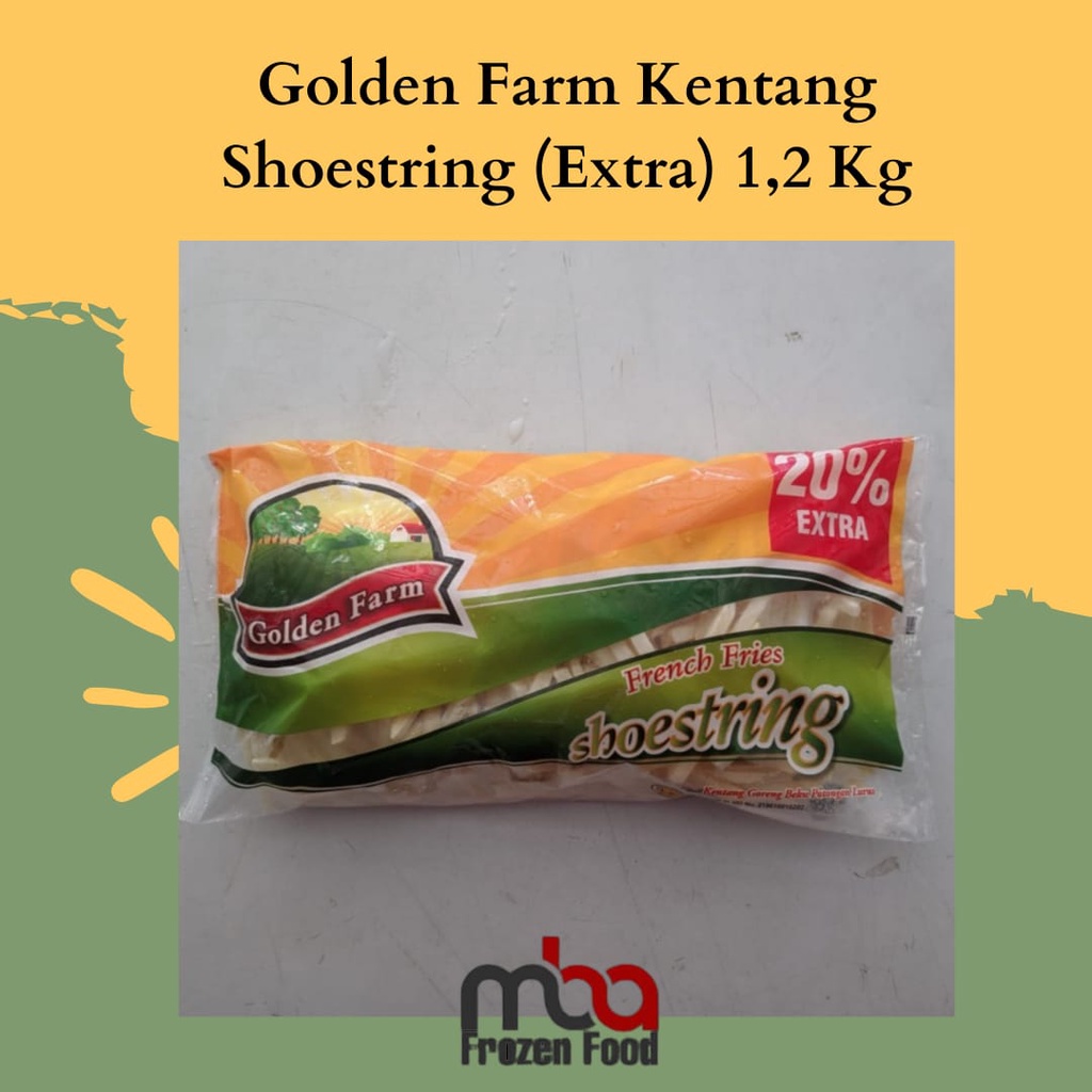 Jual Golden Farm Kentang Shoestring - FROZEN FOOD | Shopee Indonesia