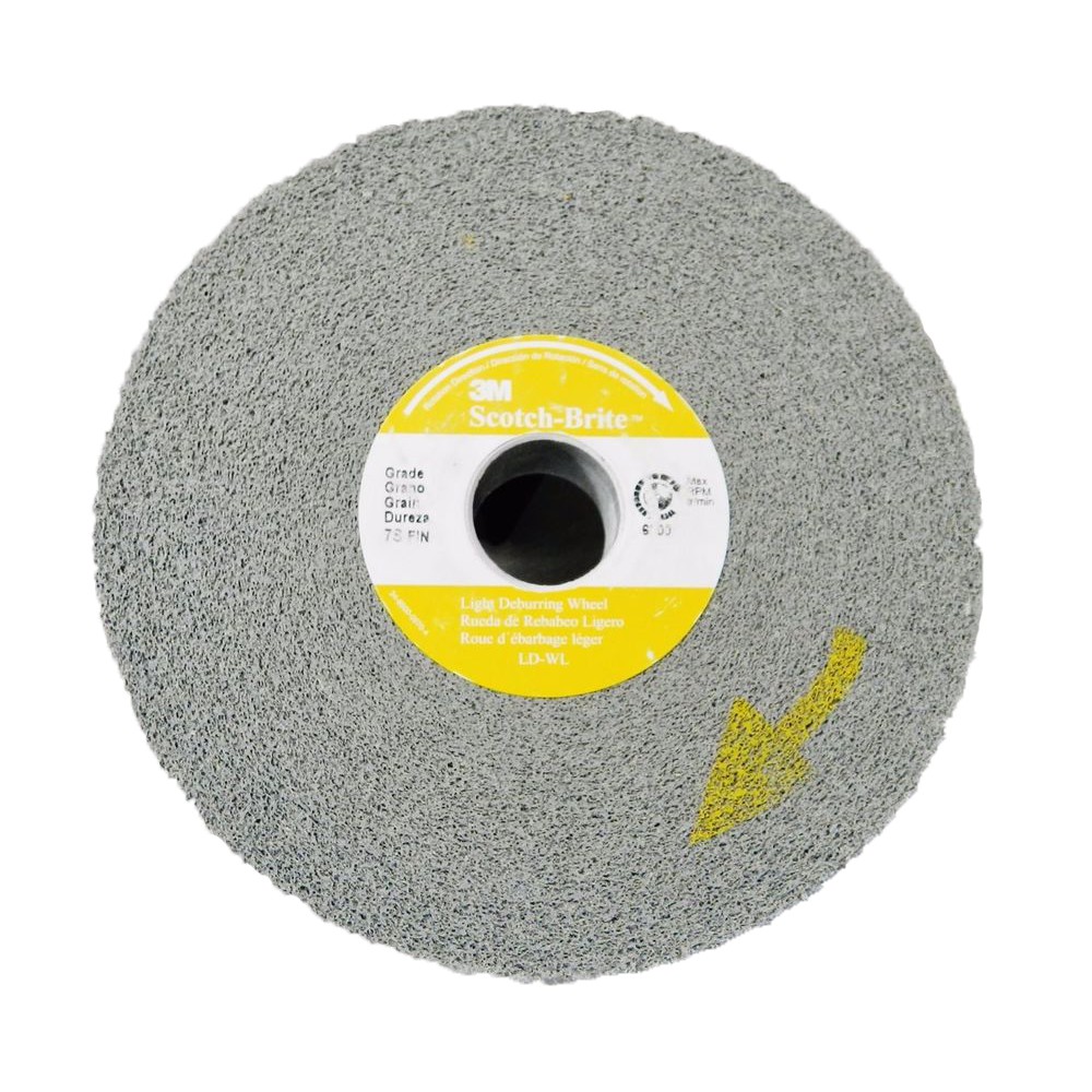 Jual 3M Scotch-Brite Light Deburring Wheel, 6" x 1" x 1" 7S FIN ...