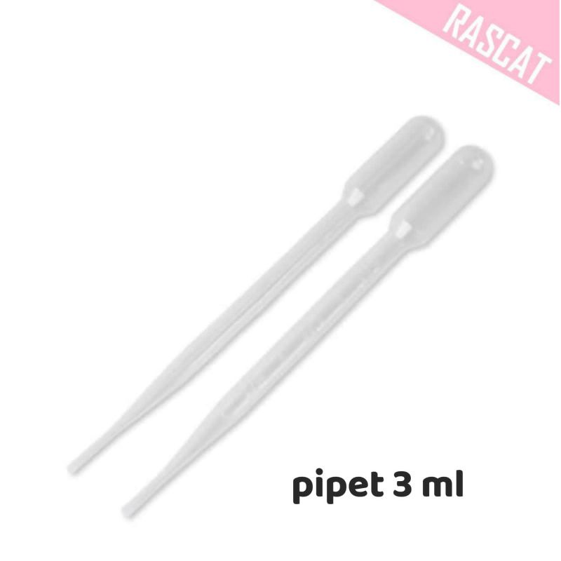 Jual Pipet Plastik 3 ML - Pipet Obat Tetes Kucing panjang 15 CM ...