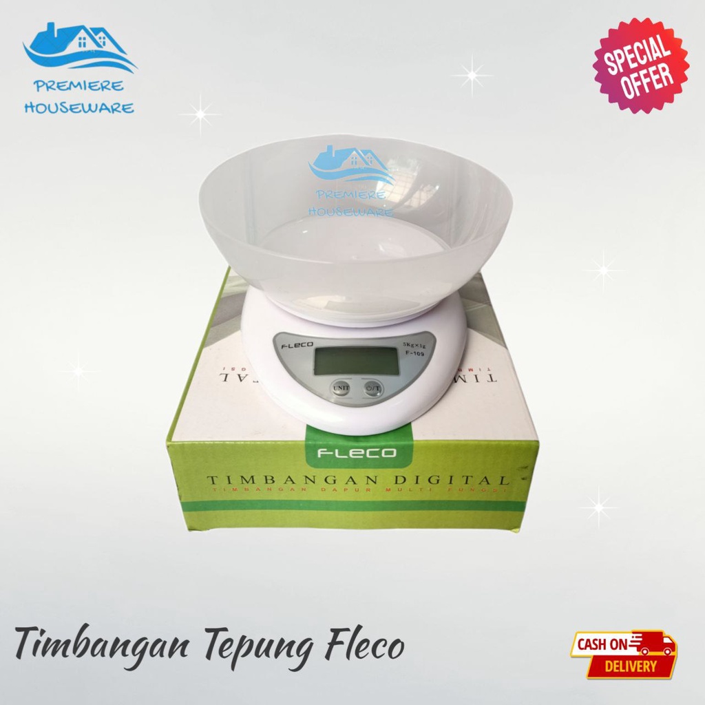 Jual timbangan tepung kue digital fleco lesindo not camry | Shopee ...