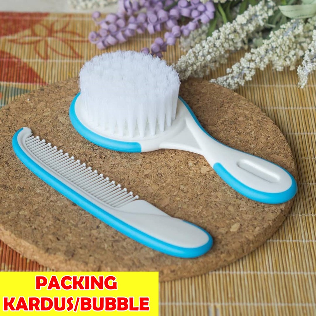 Jual GOBABYSHOP LITTLE BABY COMB & BRUSH SET SUPER SOFT SISIR SIKAT ...