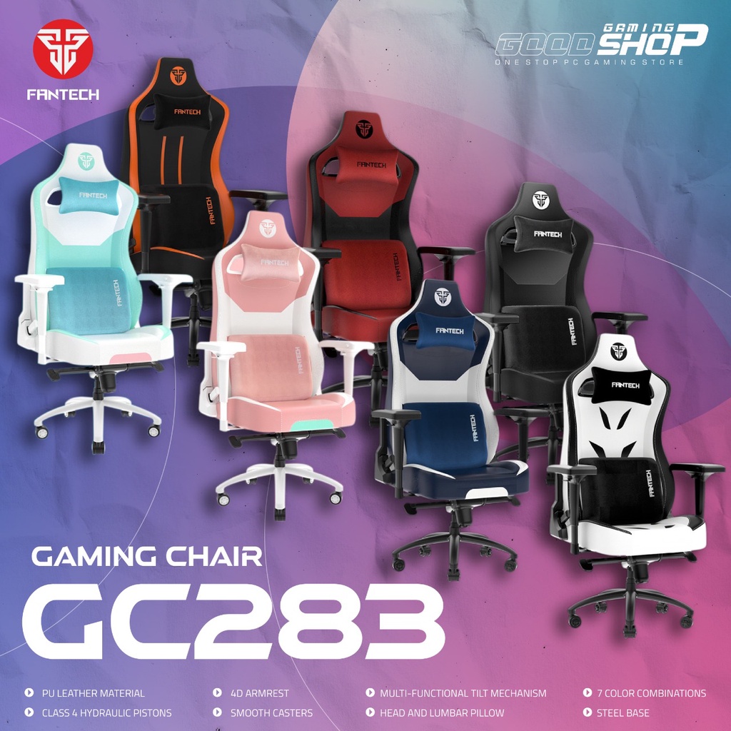 Jual Fantech GC-283 Colorful - Gaming Chair | Shopee Indonesia