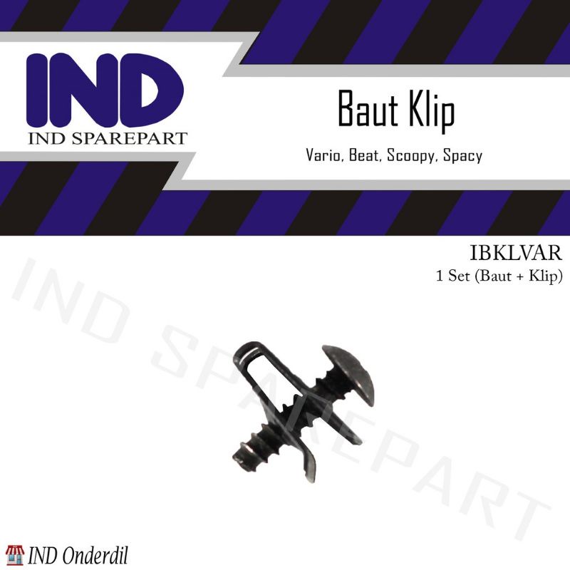 Jual Baut Klip Body / Batok Motor Honda Drat Kasar Vario Beat Grand ...