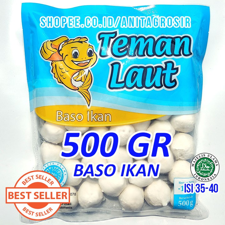 Jual TEMAN LAUT Baso Ikan 500gr Bakso Cilok Seafood bahan Steamboat ...