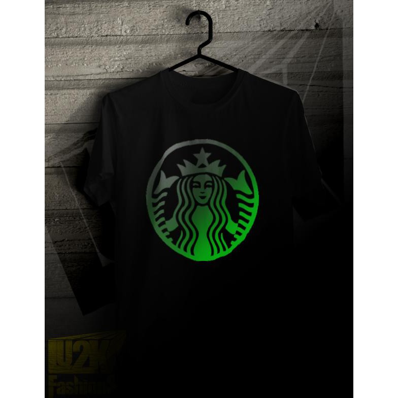 Jual kaos STARBUCK GLOW IN THE DARK - sablon polyflex - kaos distro ... Jual kaos STARBUCK GLOW IN THE DARK - sablon polyflex - kaos distro ...