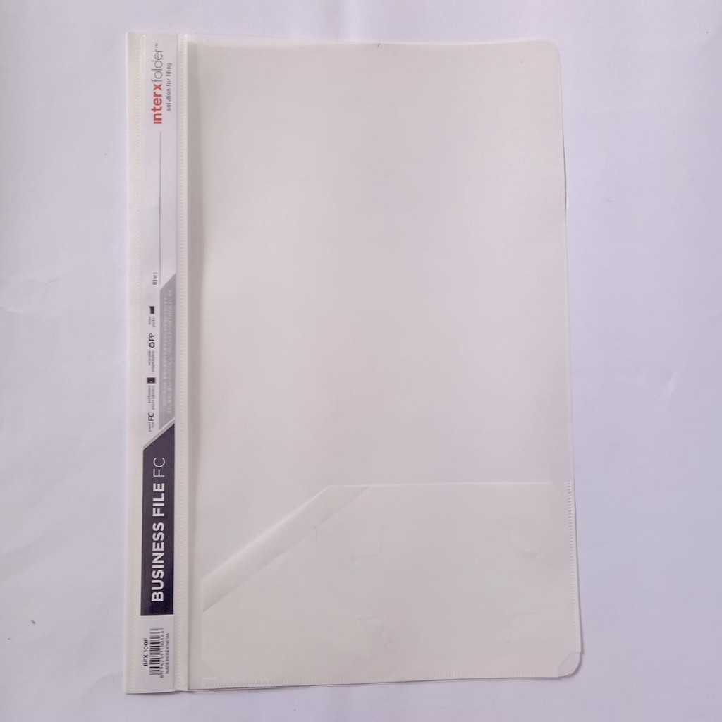 Jual Inter X Folder Business File F4 - Putih (Pak 12 Pcs) | Shopee ...