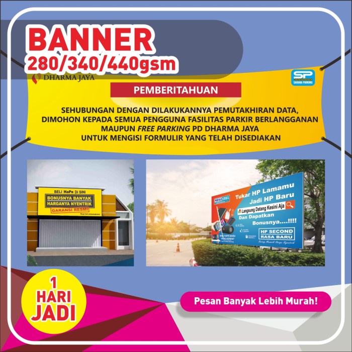 Jual Cetak Spanduk/Banner/Baliho murah Bahan flexy 280 Hires - Flexy 280gsm Keren | Shopee Indonesia