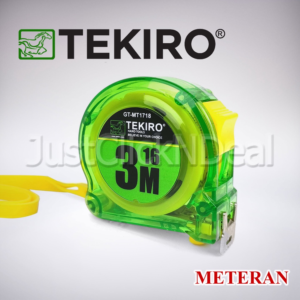 Jual Tekiro Meteran 3 - 10 meter Measurement Tape Transparan | Shopee ...