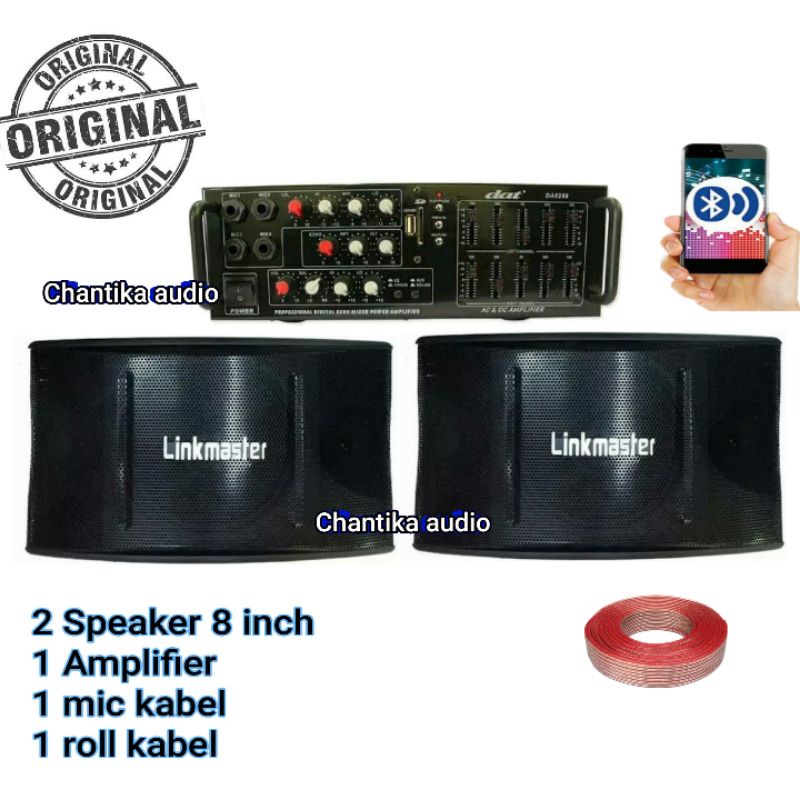 Jual paket sound system rumah home theater Speaker 8 inch Ampli ...