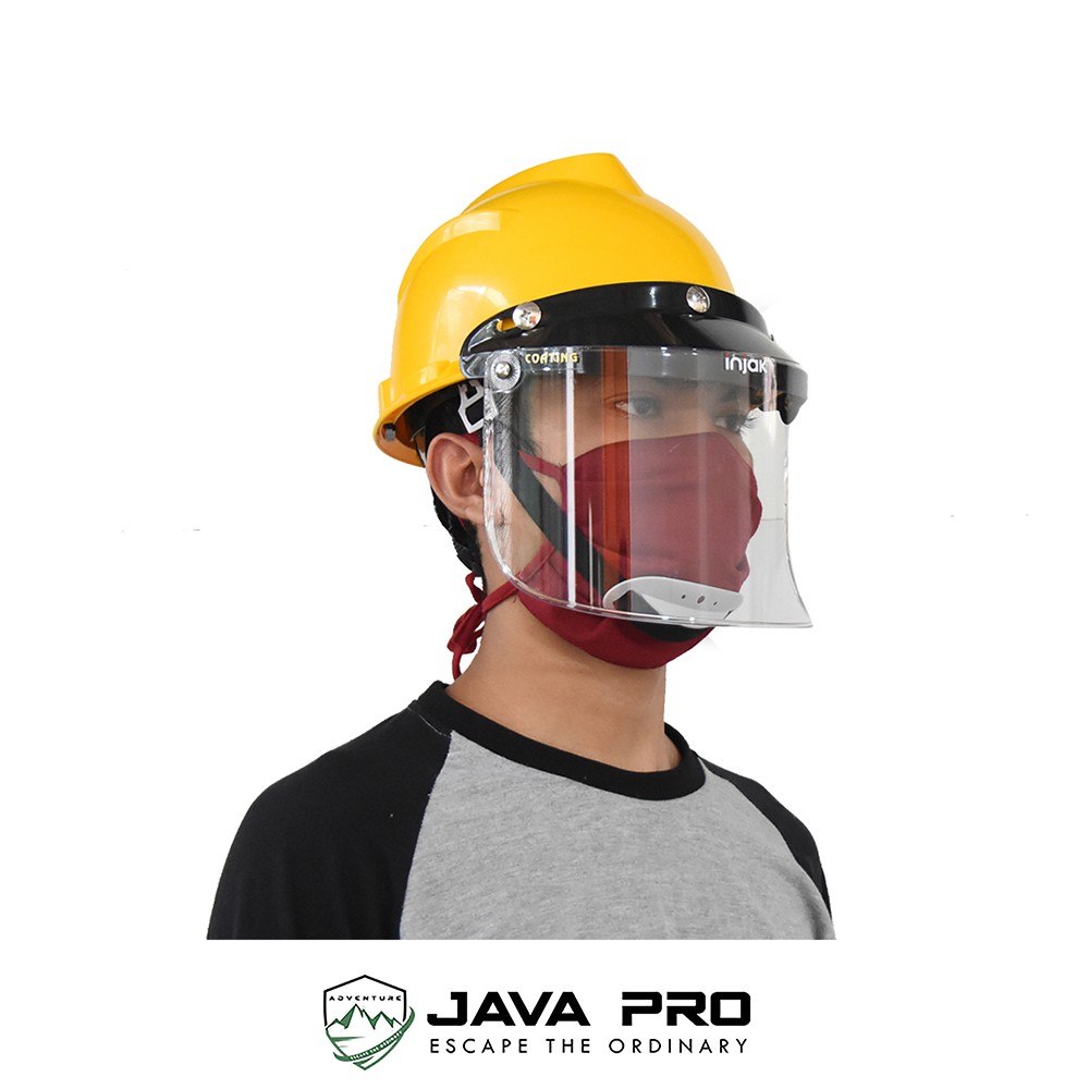 Jual Helm APD Face Shield Pelindung Wajah Helm Proyek APD Safety Helmet ...