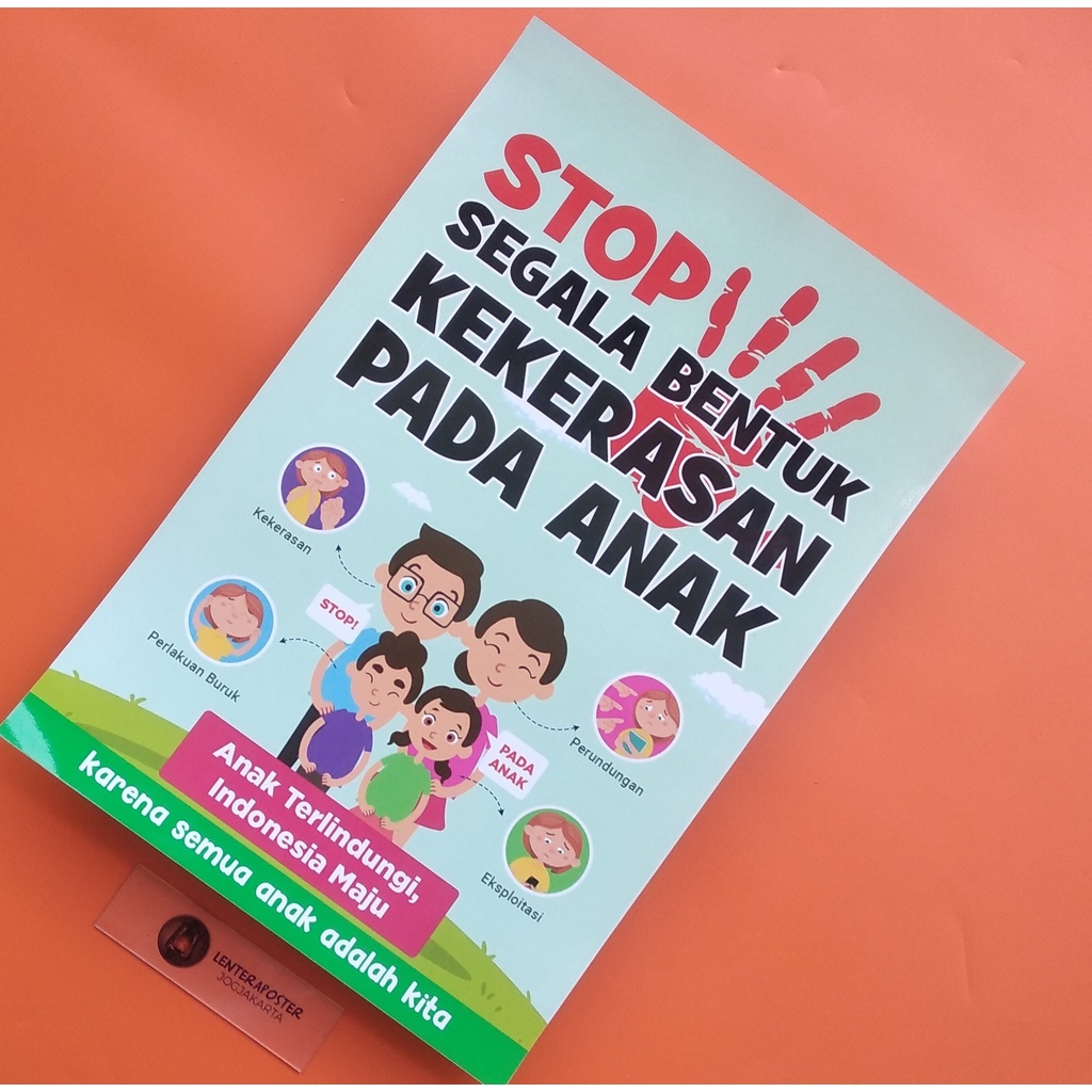 Jual Poster Edukasi - Stop Kekerasan Terhadap Anak - Stop Segala Bentuk Kekerasan Pada Anak ...