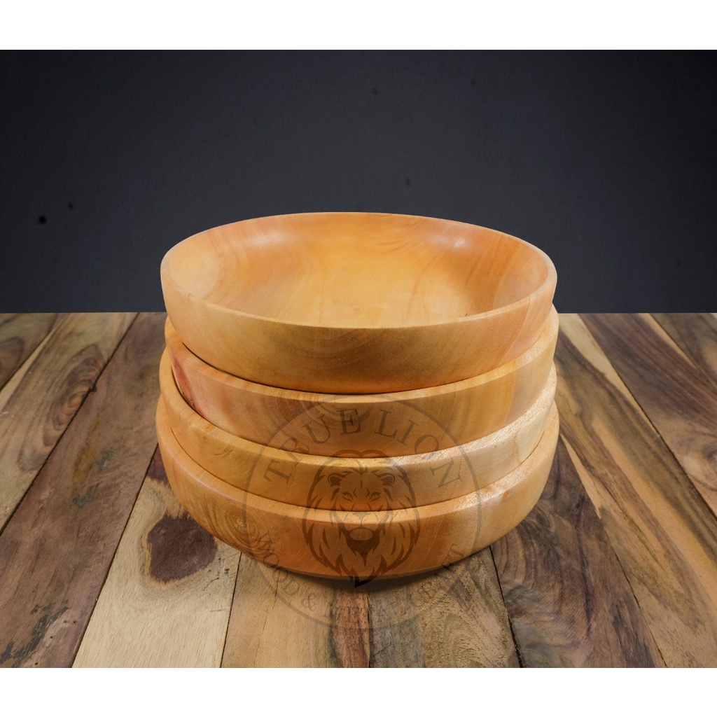 Jual MANGKUK KAYU POLOS / GROSIR / ECER TINGGI 4CM | Shopee Indonesia