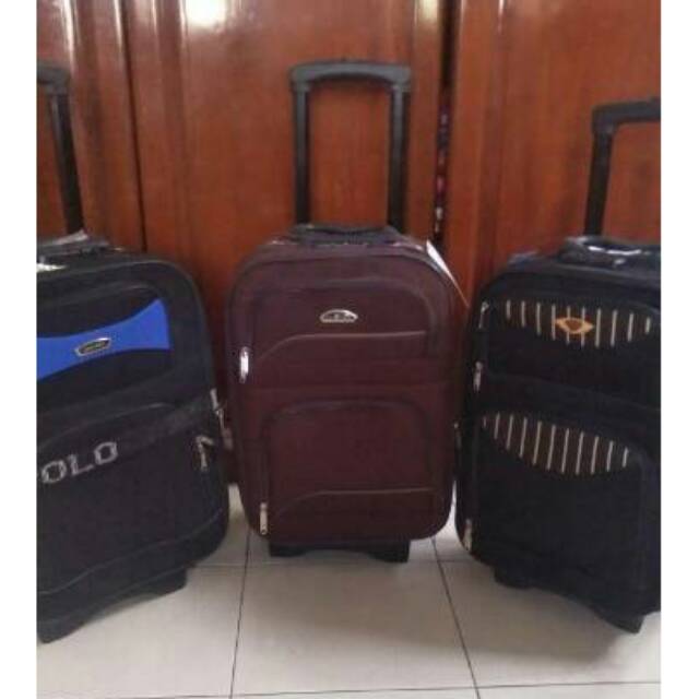 Jual (khusus Gojek) Koper pakaian polo kanvas 2 RODA | Shopee Indonesia
