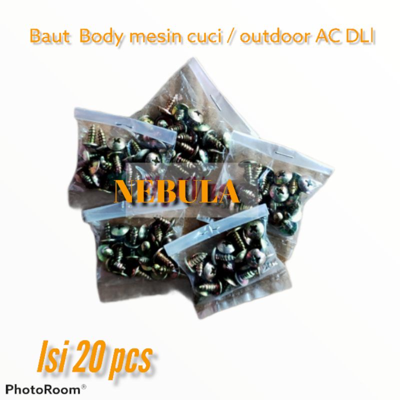 Jual Baut Body mesin cuci , ac kipas angin dll ( isi 20 pcs) | Shopee ...