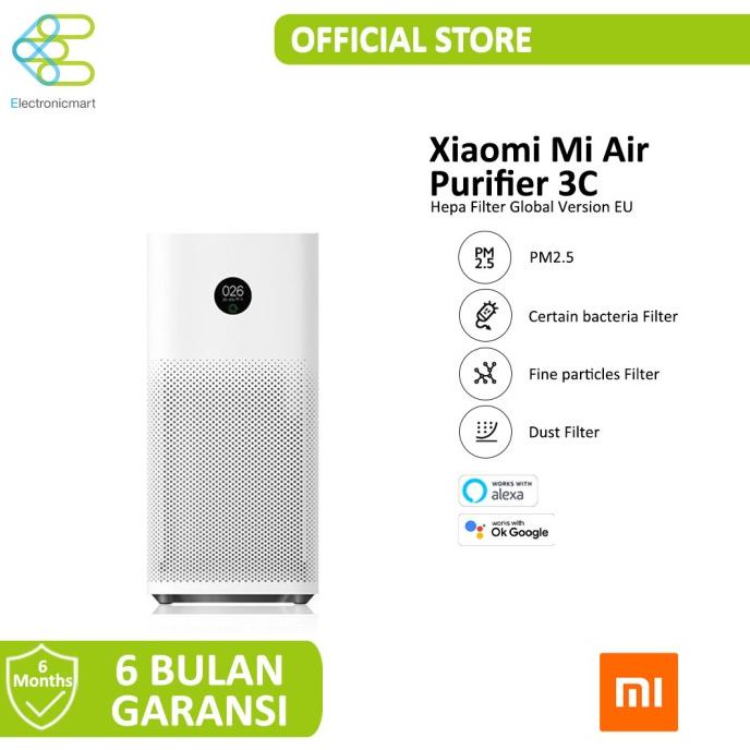 Jual Xiaomi Mi Air Purifier 3C Hepa Filter Global Version EU | Shopee ...