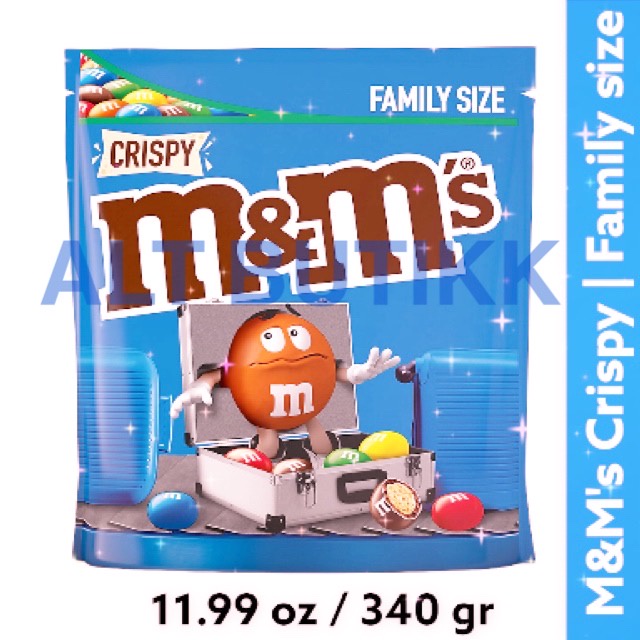 Jual M&M'S CRISPY FAMILY SIZE 11.99 oz | 340 gr COKLAT MNM | CHOCOLATE ...
