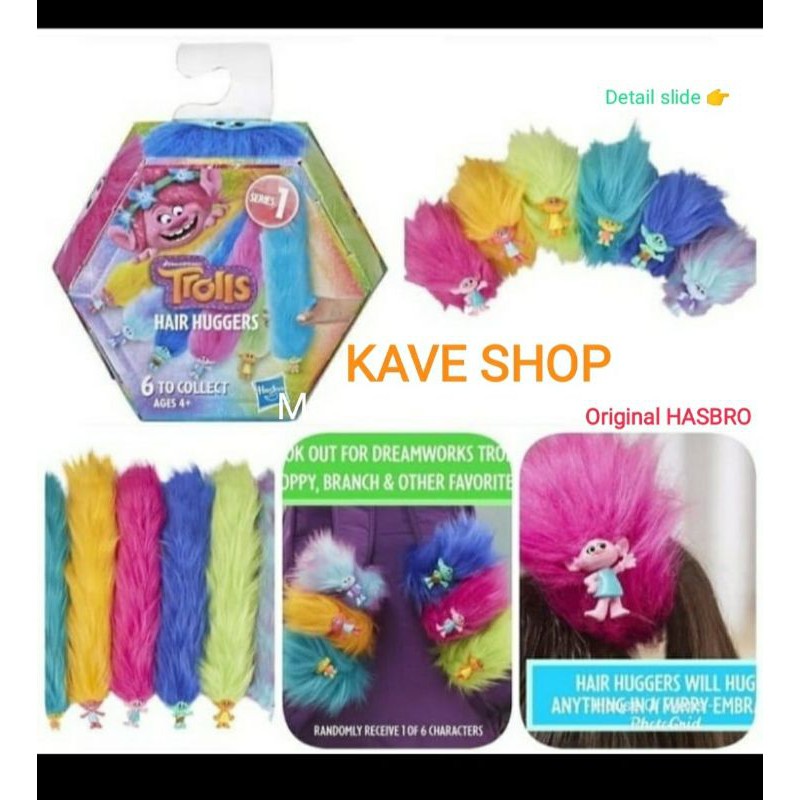 Jual Trolls Hair Huggers - Original HASBRO - Suprise Blind Pack ( Harga ...