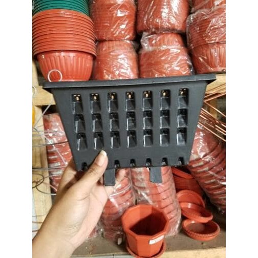 Jual POT TEMPEL AGRO 01 PLASTIK HITAM/ vertical garden | Shopee Indonesia