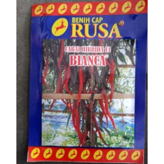 Jual benih cabai keriting bianka cap rusa | Shopee Indonesia