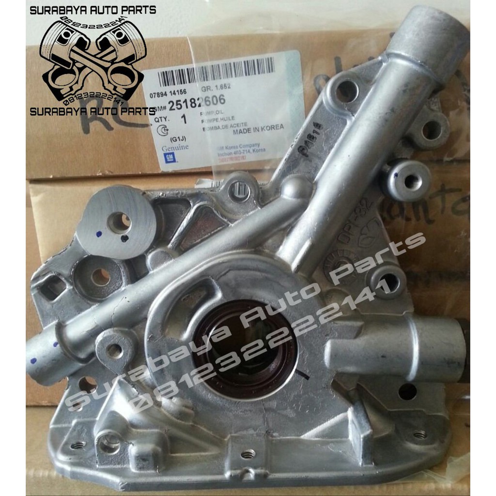 Jual Pompa Oli Mesin Chevrolet Aveo Kalos Lova GM 25182606 Pump klo1641 ...