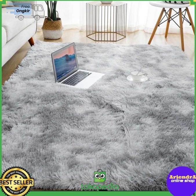Jual Matras Karpet Bulu Lantai Fluffy Floor Carpet Rug 160 x 200 CM ...