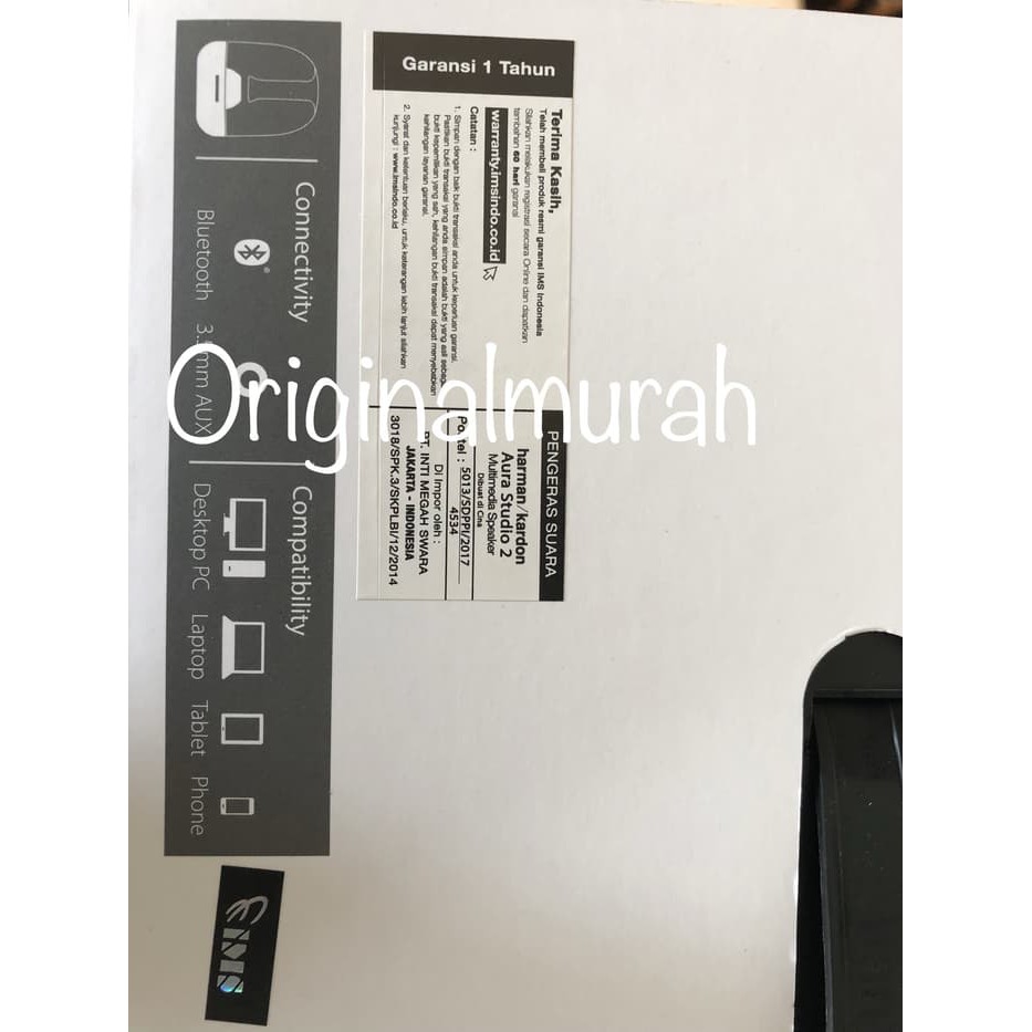 Jual Harman Kardon Aura Studio 2 ASLI ORIGINAL garansi resmi 1 tahun ...