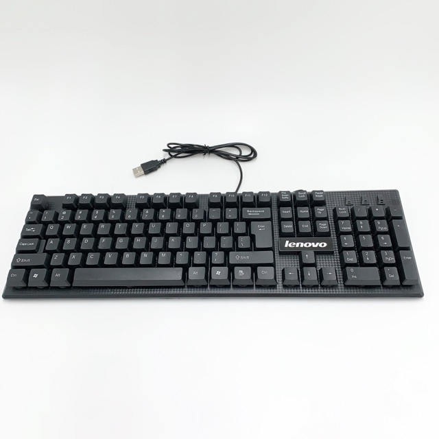 Jual Paket keyboard Lenovo dan mouse lenovo m20 wired mouse thinkpad ...