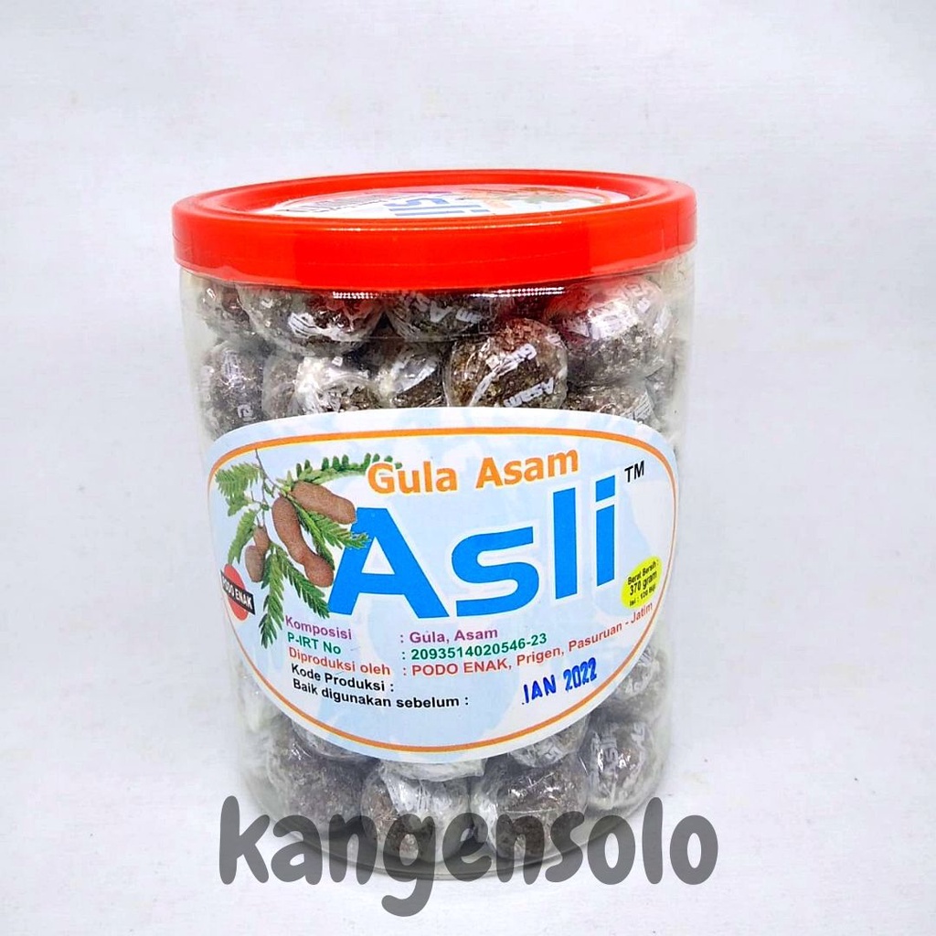 Jual PERMEN ASEM JAWA ASAM JADUL TOPLES isi 120 Biji Berat 450 gr KHAS ...