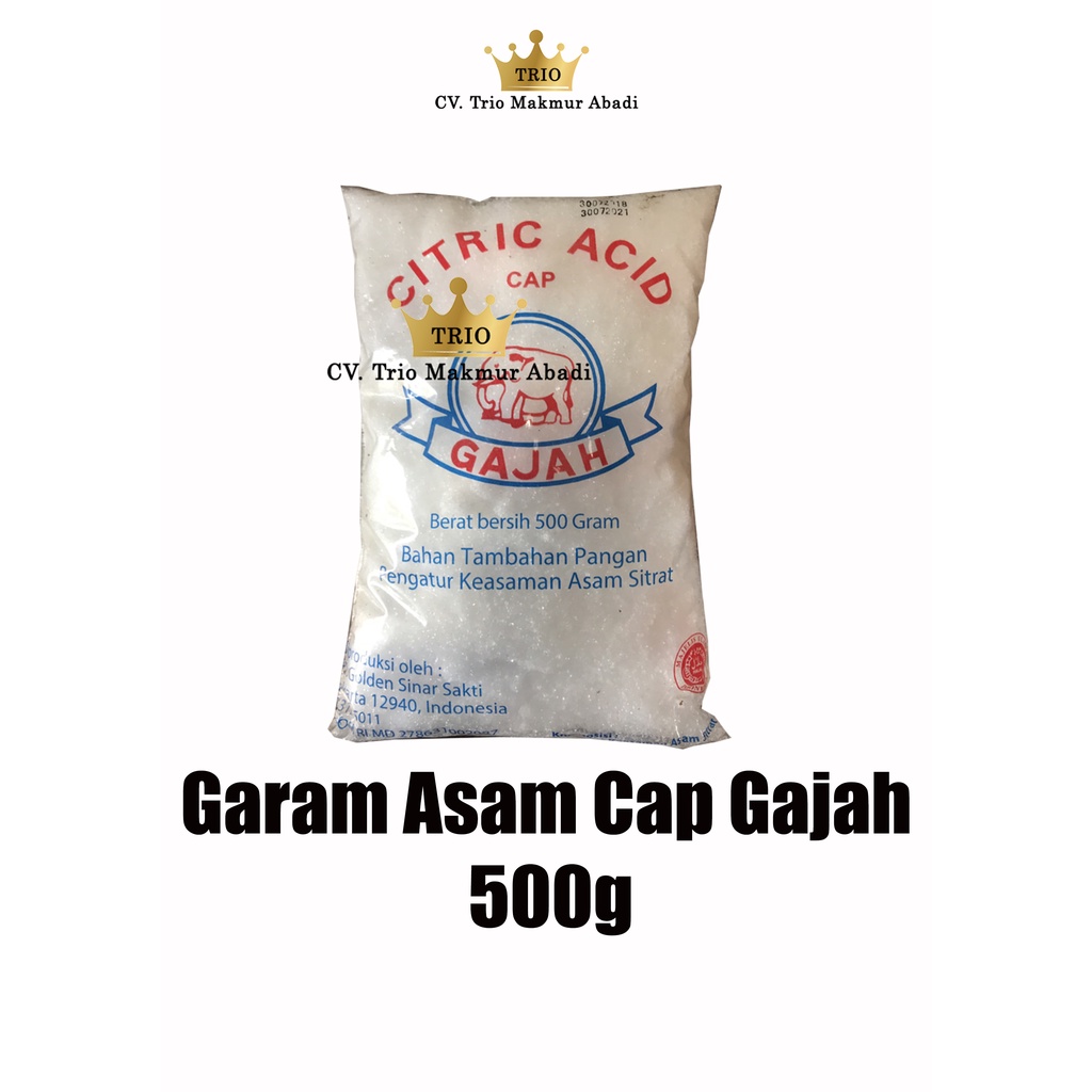 Jual Garam Asam Cap Gajah 500g | Shopee Indonesia