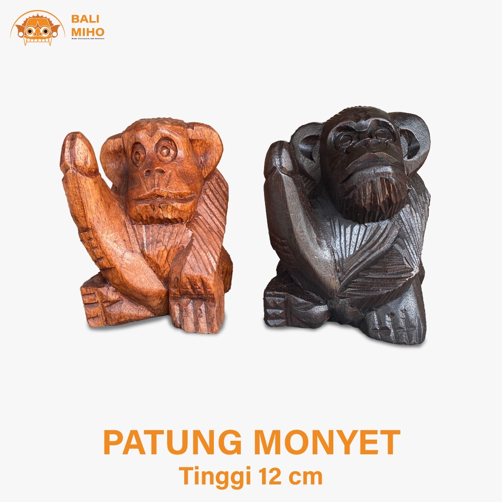 Jual Patung Monyet Unik 12 cm - Patung Kera - Patung Simpanse Kayu ... Jual Patung Monyet Unik 12 cm - Patung Kera - Patung Simpanse Kayu ...