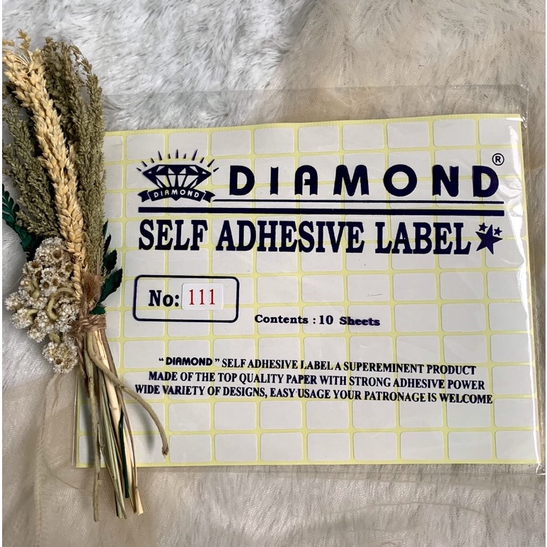 Jual Label 111 Sticker (1100 label) 1,8 x 1,2 cm / Label Stiker Kertas ...