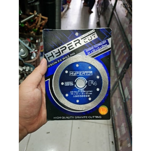Jual Diamond wheel Bosun blue F4 WET merk HYPER | Shopee Indonesia