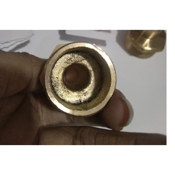 Jual NEPEL SELANG DRAT LUAR 1 X1 INCH KUNINGAN CONNECTOR HOSE NIPLE ...