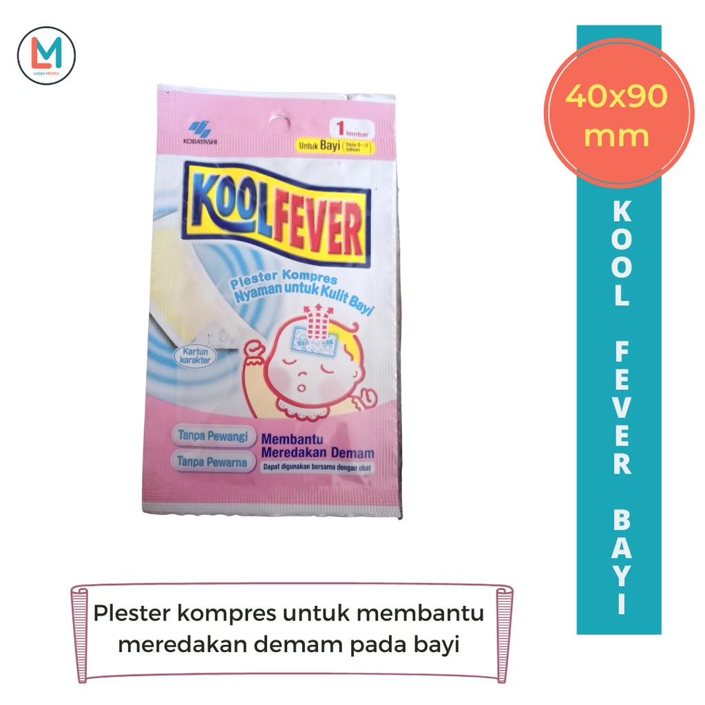 Jual Koolfever Pink Untuk Bayi 0-2 tahun | Isi 1 Lembar 40x90 mm ...